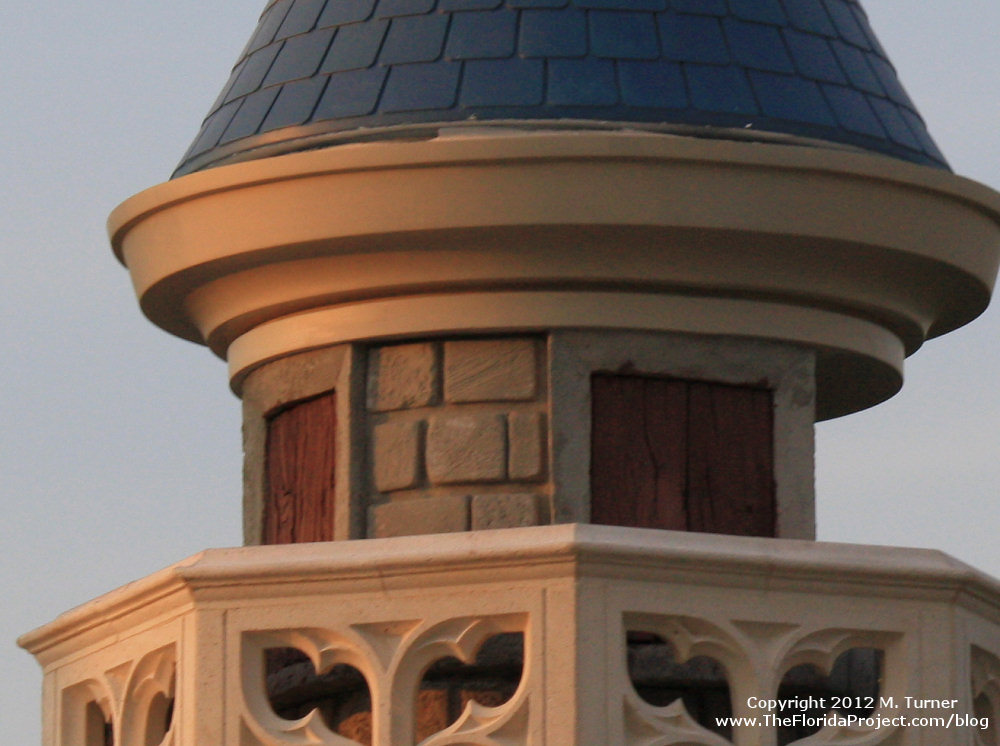 Cut out work being done on Castle Wall Turrets (Sun, Sept 2nd ...